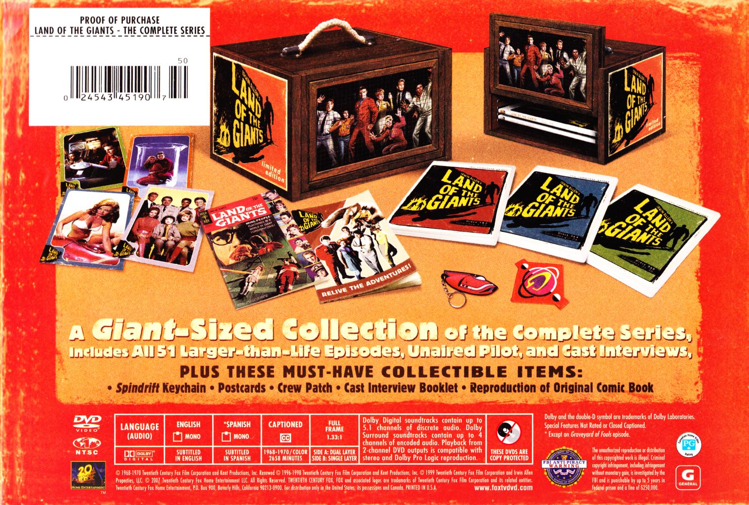 LAND OF THE GIANTS ON DVD